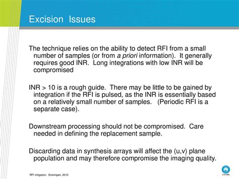 Rfi Mitigation Techniques For Radioastronomy Ppt Download