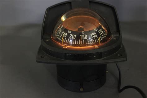 Vintage Ritchie Compass Model Hf 73 Marine Boat Lighted Flush Mount Da