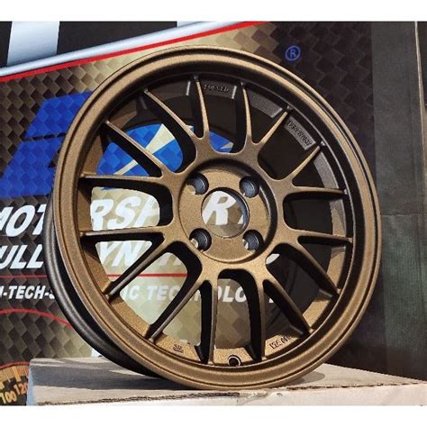 New Rim 15 4x100 Rays Se37 Wira Satria Myvi Jazz City Vios Axia Bezza