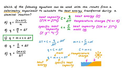 Heat Energy Calculations Examples Free Worksheets Printable