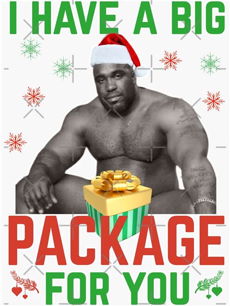 Barry Wood Sitting On Bed Meme I Have A Big Package For You Sticker