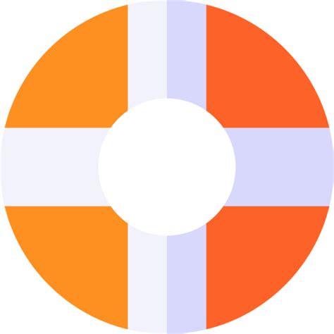 Lifesaver Basic Rounded Flat Icon