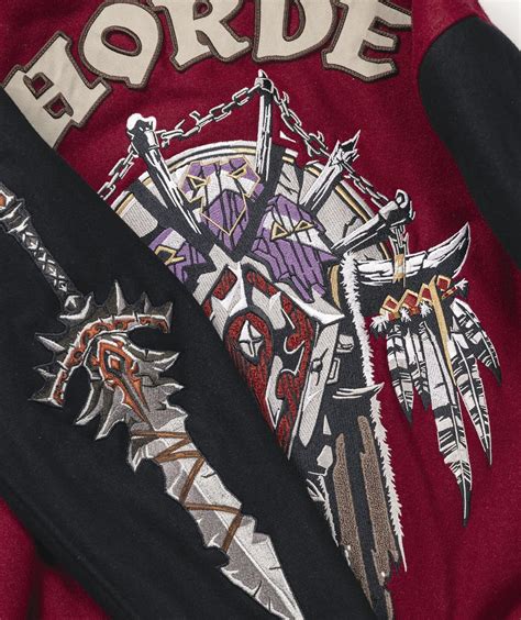 World Of Warcraft Horde Varsity Jacket Team Liquid Store