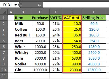 How To Calculate Gst In Excel Learningaceto