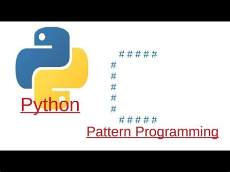 Printing C Hash Shape In Python Pattern Of Python Programming