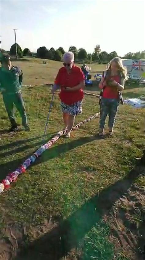 Line Of 45736 Knitted Pom Poms Becomes An Official World Record