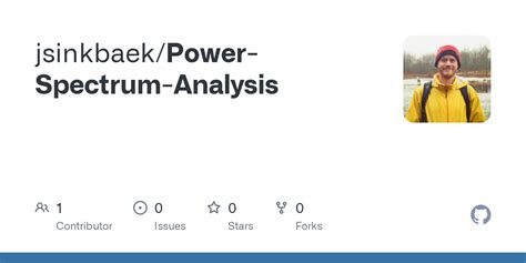 Github Jsinkbaekpower Spectrum Analysis
