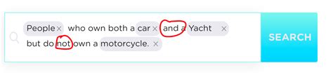 Usability Natural Language Search With Boolean Inputs User Experience Stack Exchange
