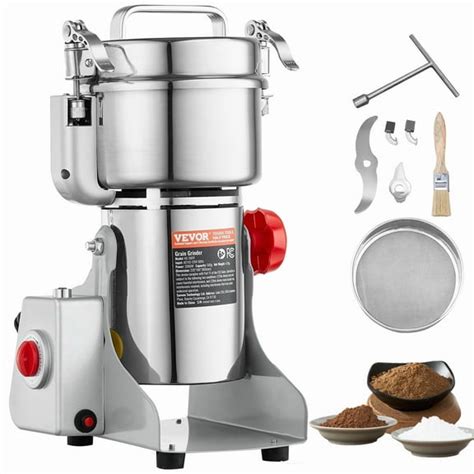 850w High Speed Commercial Electric Grain Mill Grinder Straight Type