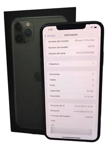 Telefono Celular Apple A2218 Iphone 11 Pro Max Meses Sin Interés