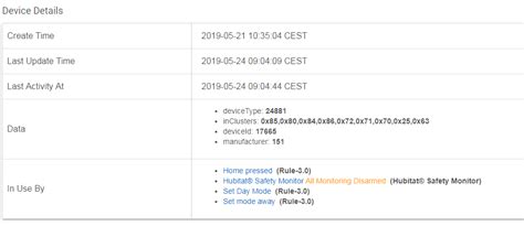 Device Details Capabilities Feature Requests Hubitat