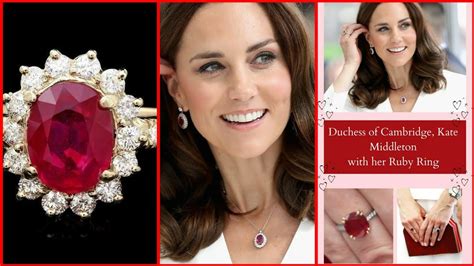 Stunning Kate Middleton Has Special Ruby Ring Worth £35 000
