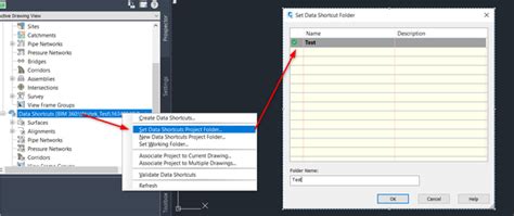 Solved Set Data Shortcuts Working Folder Autodesk Community