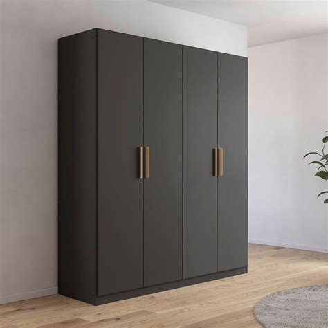 Skandi Bed Metallic Dark Grey 5ft King Size Choice Furniture