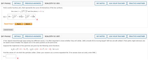 Solved [0 1 Points] Scalcet9 13 1 051 Find A Vector