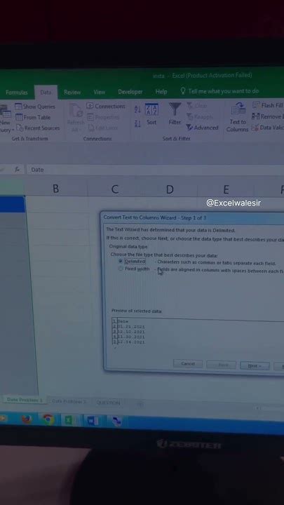 How To Correct Date Format In Excel Date Problem Excelwalesir Exceltricks Exceltraining