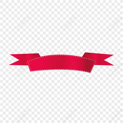 빨간 리본세트깃발png Png 일러스트 무료 다운로드 Lovepik