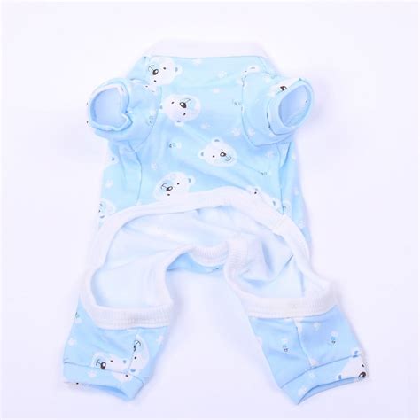 Badu Bg Гащеризон за домашни кучета Пижама с анимационен дизайн Мек