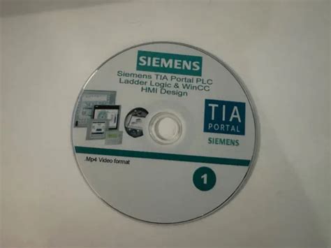 SIEMENS TIA PORTAL PLC Ladder Logic WinCC HMI Design DVD Lezioni Mp4 EUR 43 00 PicClick IT