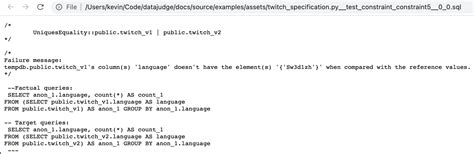 Testing — Datajudge 10 Documentation