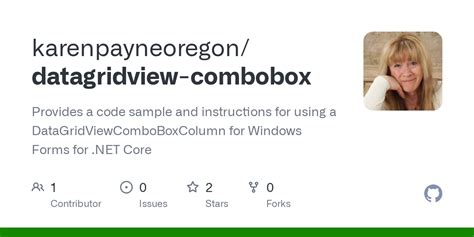 Github Karenpayneoregondatagridview Combobox Provides A Code Sample And Instructions For