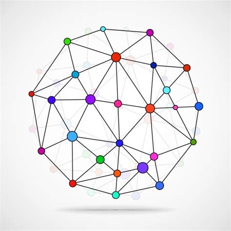 Wireframe 3d Mesh Polygonal Sphere Network Vector Image