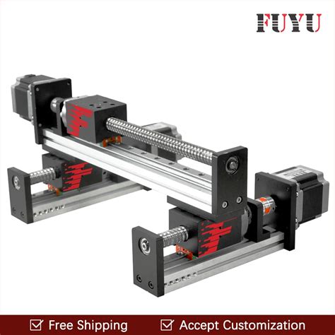 300200mm 볼 스크류 선형 레일 가이드 슬라이드 모듈 테이블 액추에이터 Cnc Xy 모션 로봇 암 부품 전동 라우터