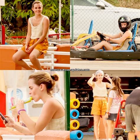 📸emma Watson Updates📖 On Twitter Emma Watson Go Karting In Ibiza