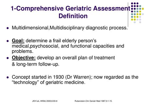 Ppt Comprehensive Geriatric Assessment Powerpoint Presentation Free Download Id5014248