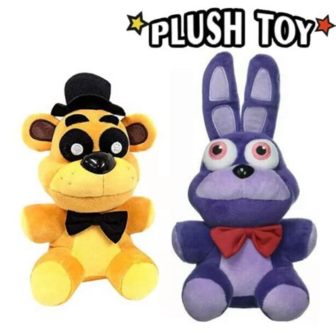 Five Nights At Freddys Fnaf Horror Game Bonnie Plushie Toys T Golden Bear £1188 Picclick Uk