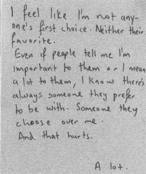 2nd Choice Quotes Quotesgram