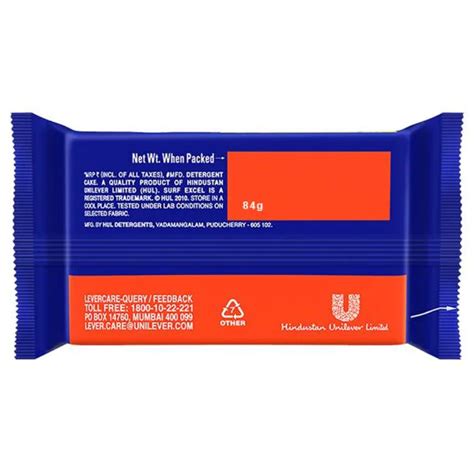 Surf Excel Detergent Bar 84 G Jiomart