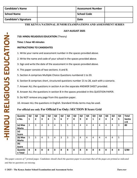 Grade 7 Hre August 2025 Holiday Assignment
