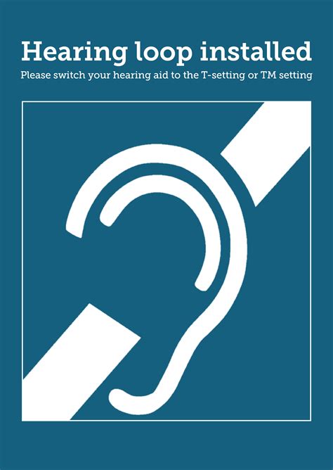 Shop Hearing Loop Installed Window Sticker Hearing Link Services Shop Hearing Loop Installed Window Sticker Hearing Link Services