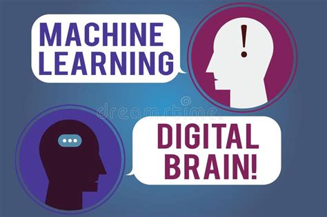 Word Writing Text Machine Learning Digital Brain Business Concept For Artificial Intelligence