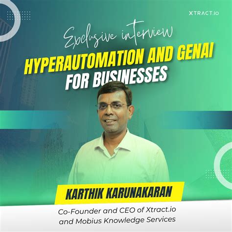 Ceo Shares Insights On Genai And Data Automation Posted On