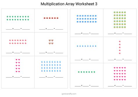 Math Array Example Multiplication 3rd Math Resources For Families