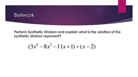 Synthetic Division Examples Brainly At Rachel Fairweather Blog