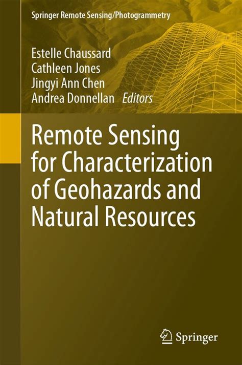 Springer Remote Sensing Photogrammetry Remote Sensing For