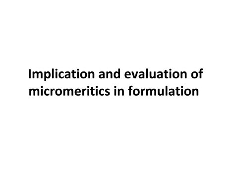 Micromeritics Ppt