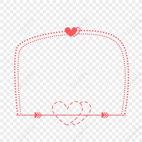 만화 사랑의 화살 테두리 Png 일러스트 무료 다운로드 Lovepik