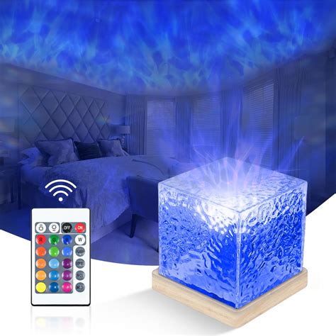 Northern Lights Ocean Wave Table Lamp Projector 16 Colors Dynamic
