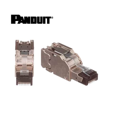 Conector Mptl Rj45 Modular Plug Termination Link Panduit Fps6x88mtg Cat6a Blindado Pan Net