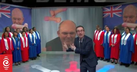 Joyce Laughs Off John Oliver Lampooning Rnz News