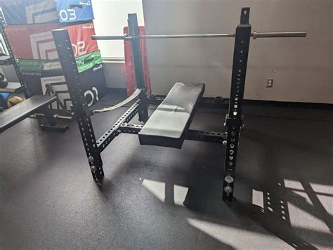 rogue monster bench with thompson fat pad rogue ohio barbell black