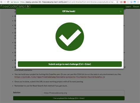 Test Suite For Projects Is Not Working · Issue 63 · Freecodecamplearn