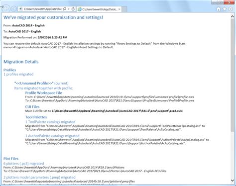 New In AutoCAD Migrate Custom Settings AutoCAD