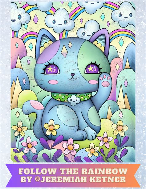 Follow The Rainbow By ©jeremiah Ketner Premium Decorative Release Pa