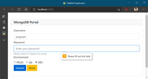 Pywebio And Mongodb Datacrunch