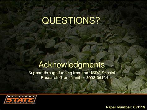 Ppt Variable Rate Nitrogen Application On Row Crop Spinach Powerpoint